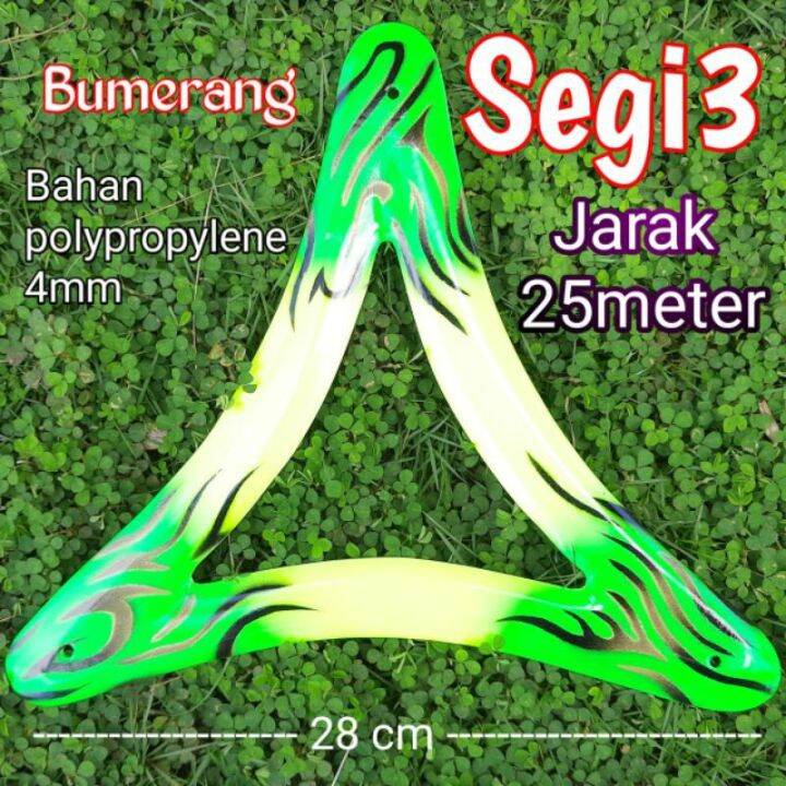 Bumerang Boomerang segi3 polypropelyn 4mm | Lazada Indonesia