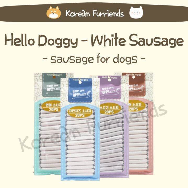 Korean Dog Treats Dog Sausage Hello Doggy Dog Sausage Beef Sausage Chicken Sausage Salmon ...