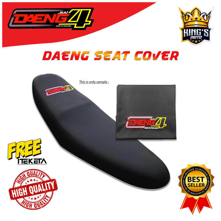 RAIDER R150 CARB DAENG SAI 4 THAILAND SEAT COVER with Iteketa walang ...