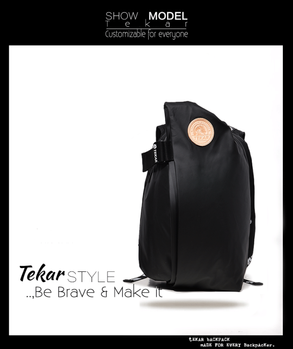 กระเป๋าเป้กันน้ำ TEKAR เนื้อผ้ากันน้ำ มีช่องแยกเก็ลโน็ตบุ๊คได้ | Lazada ...