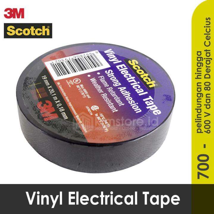 ISOLASI LISTRIK 3M / ELECTRICAL TAPE BERKUALITAS 700 SCOTCH TAPE ...
