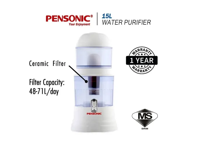 Pensonic Water Purifier Water Filter Mineral Pot (15 L) PMP-15 | Lazada