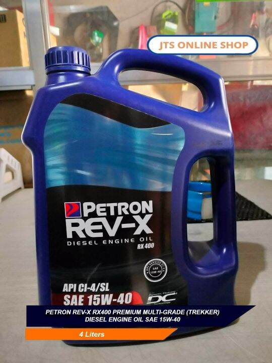 PETRON REV-X RX400 PREMIUM MULTI-GRADE (TREKKER) DIESEL ENGINE OIL SAE ...
