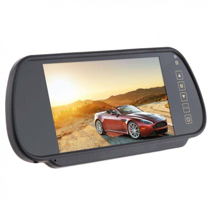 7 Inch 12V Auto Car Monitor TFT LCD Screen HD 2-Channel Video Input Car ...