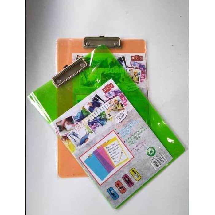 Clips Board / Papan Jalan Mika AKS Ukuran Folio | Lazada Indonesia