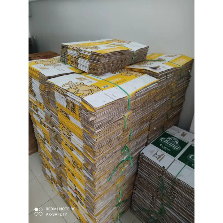 Laz box ลังเบียร์ กล่องเบียร์ มือสอง 1 ชุด 10 ใบ ขนาดกล่อง 32x24x28 ซม ...