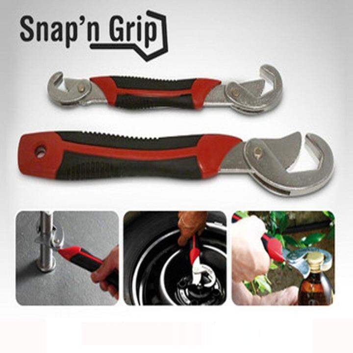Snap n Grip Kunci Serbaguna Universal wrench Warna Merah Memudahkan ...