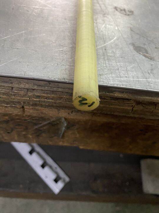 Nyloil Rod Oilon size 12mm dia x 1 meter Cast Nylon Oil Rod Engineering ...