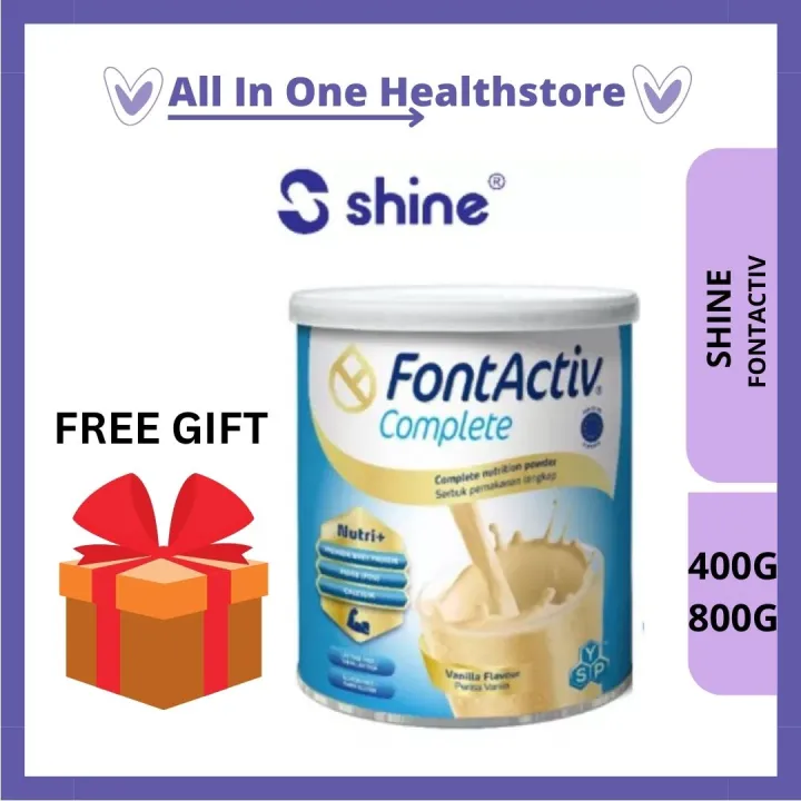 FONTACTIV COMPLETE VANILLA 400G/800G | Lazada