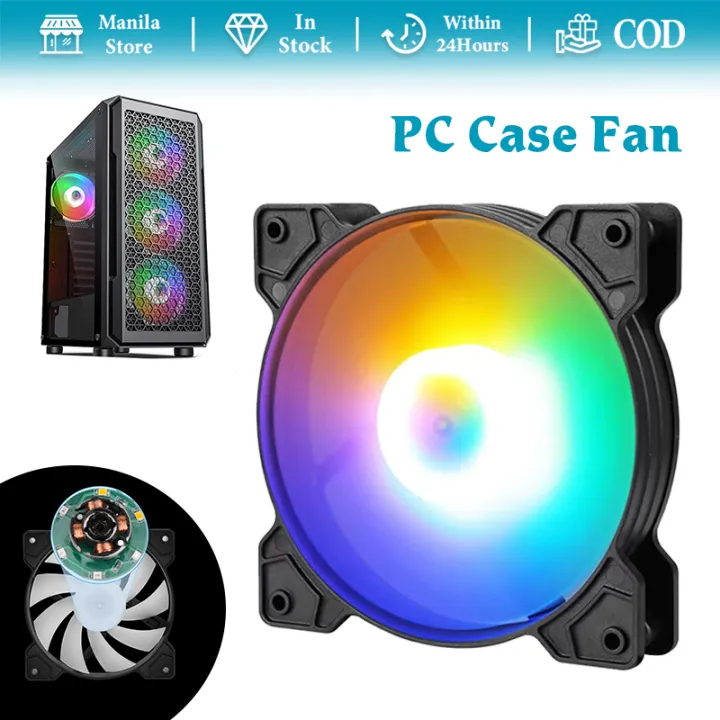 120mm Case Fan RGB Fans DC12V High Performance Cooling PC Fans | Lazada PH