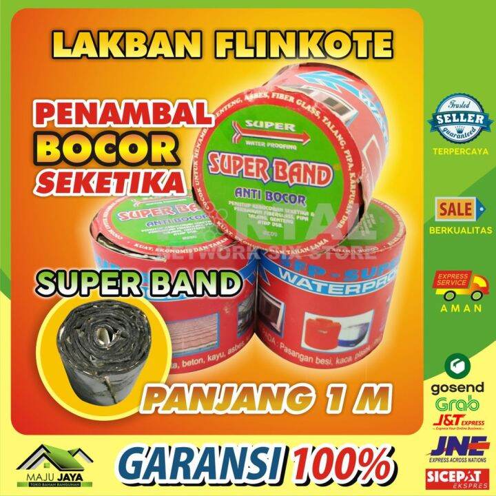 LAKBAN FLINKOTE FLINTKOTE ANTI LEAKING GLUE TAMBAL BOCOR ATAP GENTENG ...
