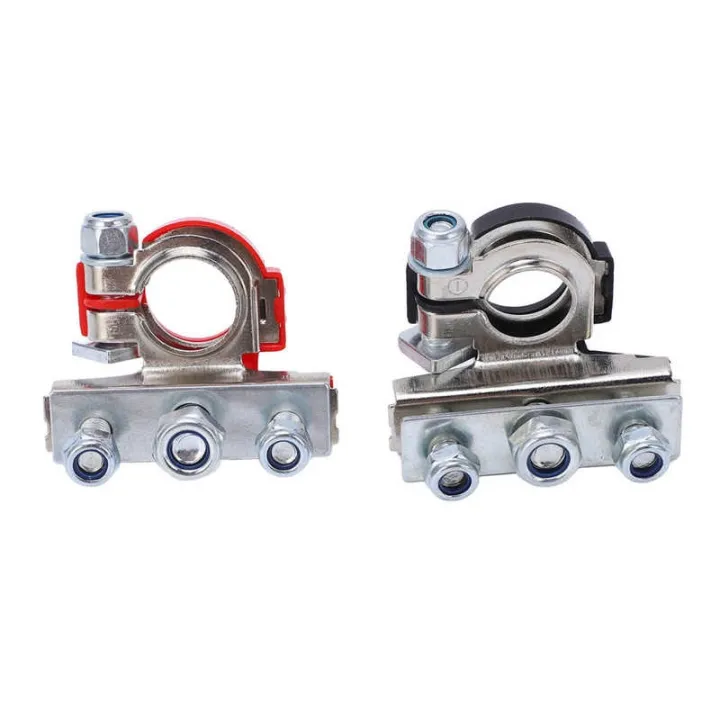 5Pairs Battery Terminals Clamps Brass Galvanized Quick Release Battery ...