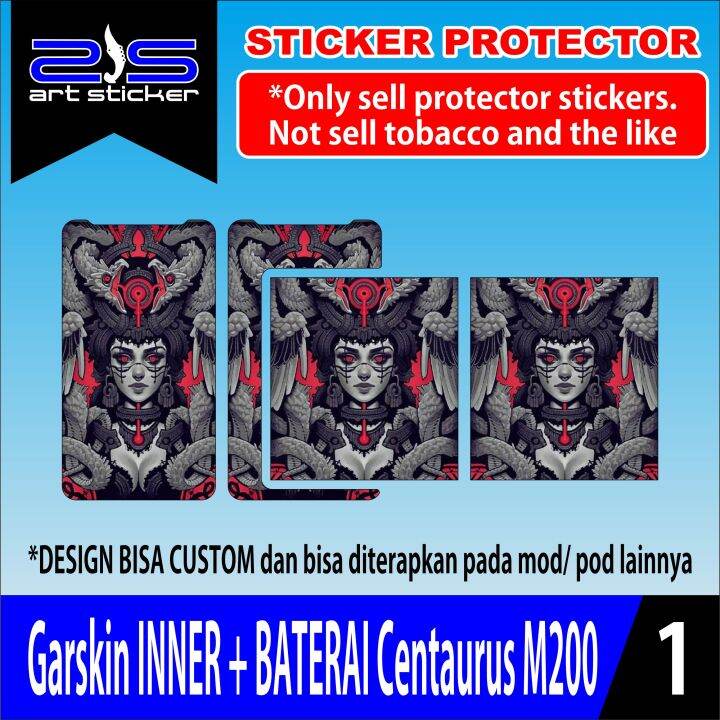 SKIN Sticker Garskin INNER & Baterai Centaurus M200 Maleficen | Lazada ...