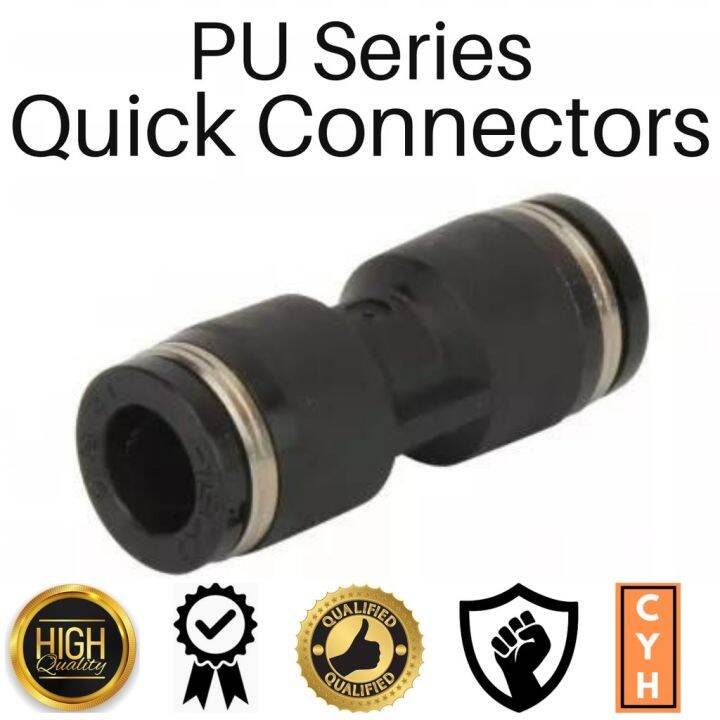 PU Straight Pneumatic Fitting Air Hose Tube Quick Connector | Lazada