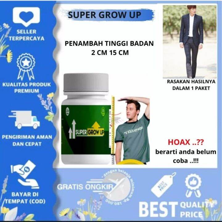 SUPER GROW UP – Peninggi Badan Original Terlaris / susu penambah tinggi ...