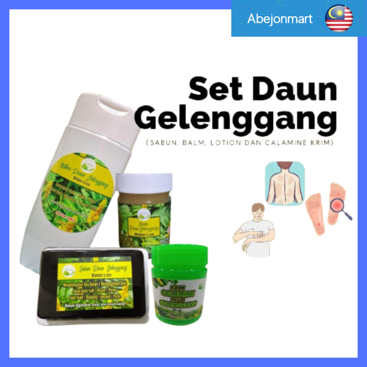 Set sabun lotion balm krim Daun Gelenggang Bidan Liza soap lotion cream ...