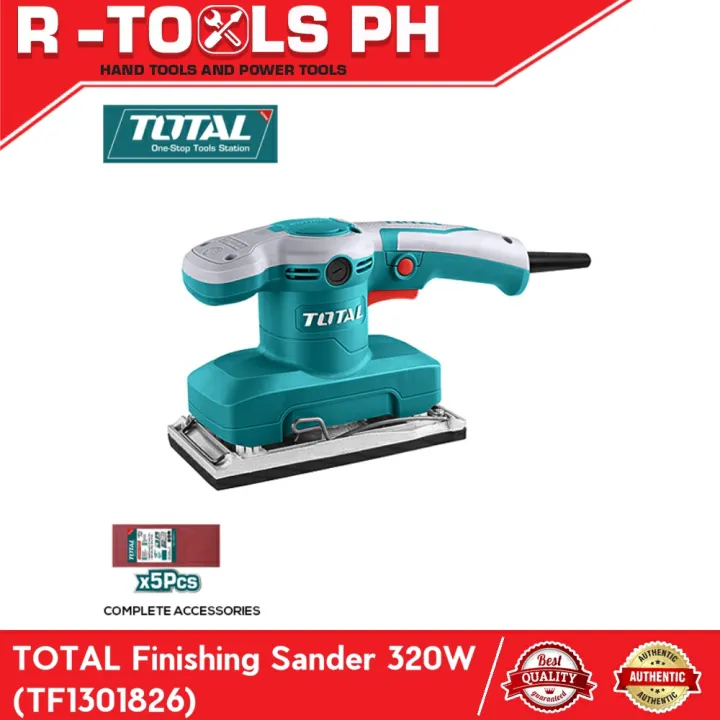 Total Finishing Sander 320W (TF1301826) (Authentic) | Lazada PH