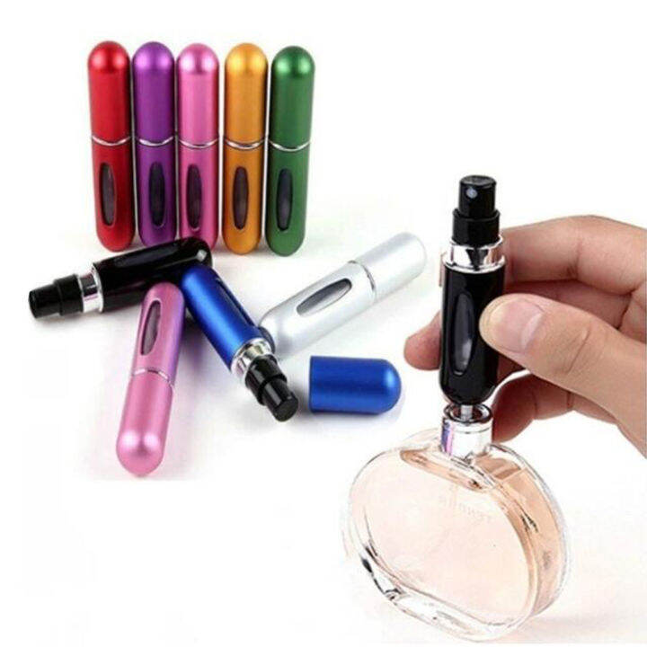 5ml Perfume Atomizer Travel Mini Perfume Container Aluminum Refillable ...