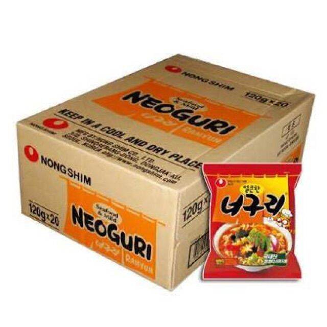 Pack of 20pcs Nongshin Neoguri Udon Type Seafood Noodles | Lazada PH