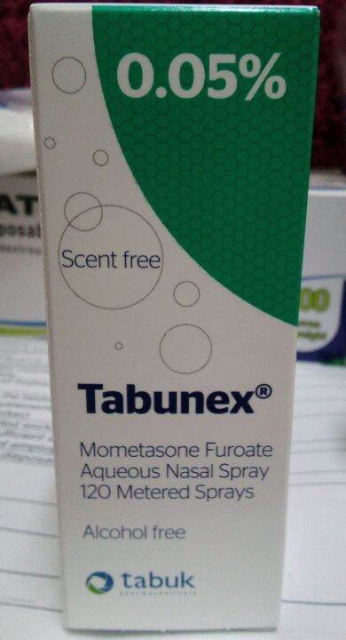 Momethasone (Tabunex) Nasal Spray + Freebie | Lazada PH