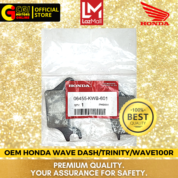 [ORIGINAL] HONDA Brake Pad for Wave dash/Trinity/Wave100R 06455-KWB-601 ...