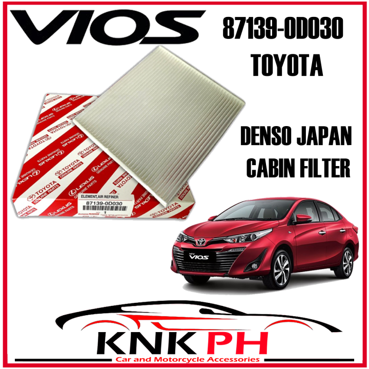 TOYOTA Vios Prime 2018-2022 Gen4 Original Denso Japan Cabin Filter ...