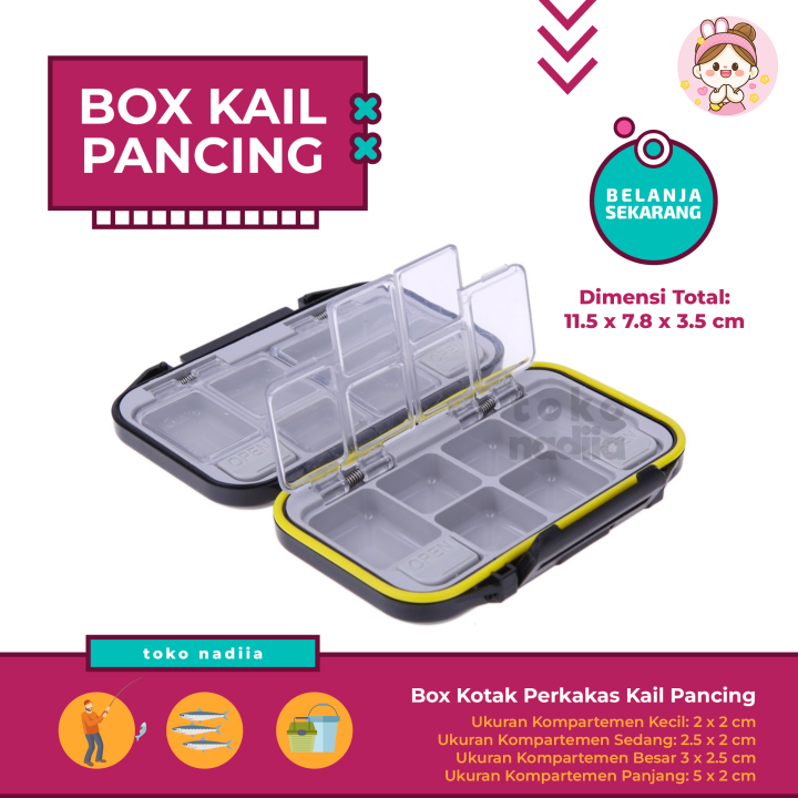 Box Kotak Perkakas Kail Pancing 12 Ruang - MCC01 | Lazada Indonesia