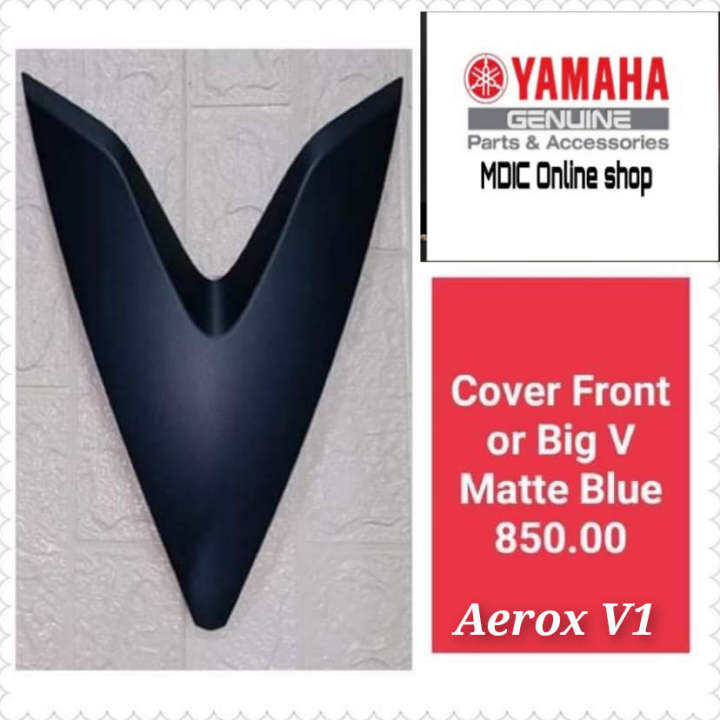 AEROX V1 COVER FRONT MATTE BLUE YAMAHA GENUINE PARTS | Lazada PH