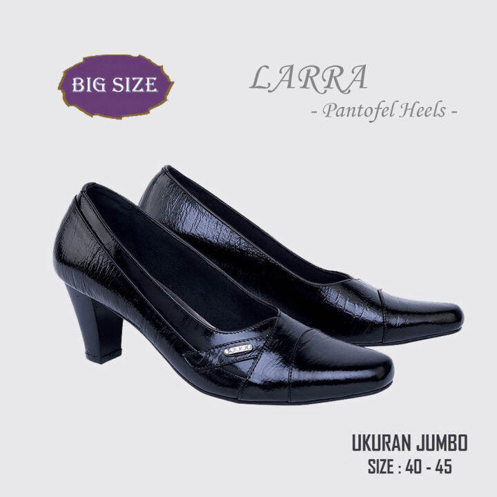 Sepatu Wanita Formal Pantofel Ukuran Besar Big Size Jumbo Heels Oxford ...