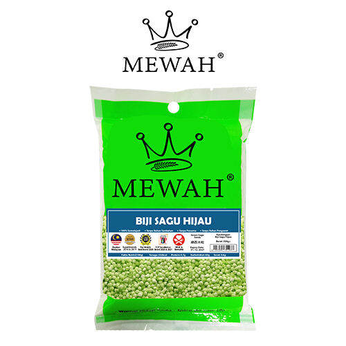 Mewah Biji Sagu Hijau 350g/ Mewah Green Sago 350g | Lazada
