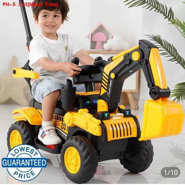 1gdgAyjOPH-017 Children's excavator can sit and ride on engineering ...