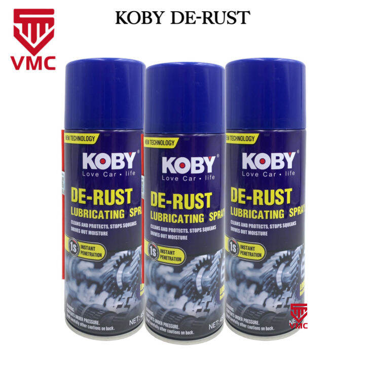 VMC Motorcycle Koby De-Rust Lubricating Spray 450ml | Lazada PH