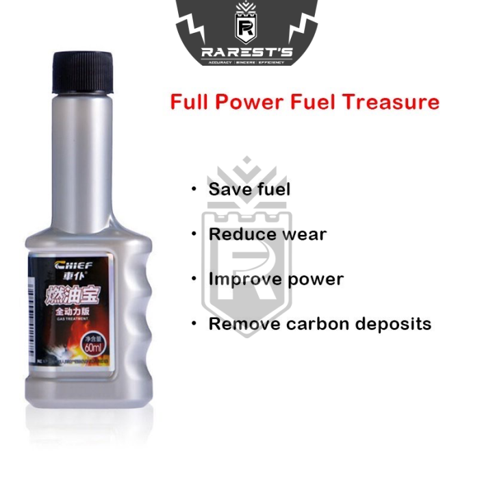 CHIEF AUTHENTIC Full Power Fuel Addictive Fuel treasure Engine Cleaner ...
