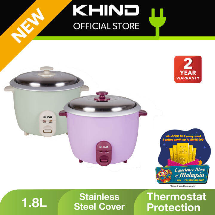 Khind 1.8L Electric Rice Cooker RC718 | Lazada