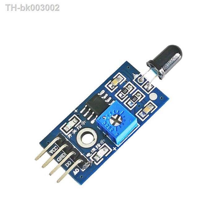 ☄ Lm393 4 Pin Ir Flame Detection Sensor Module Fire Detector Infrared