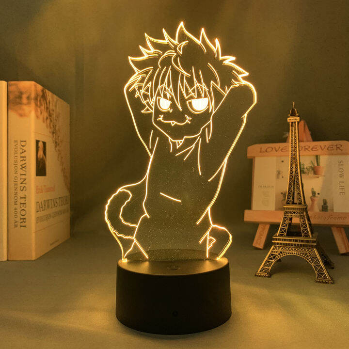 Acrylic 3d Lamp Anime Hunter X Hunter Killua for Bedroom Decor ...