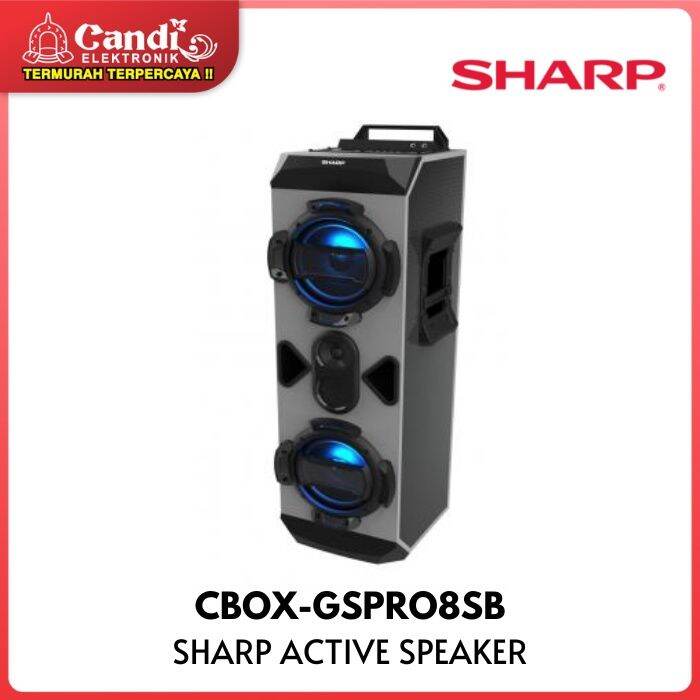 SHARP Active Speaker Big Woofer 8 Inch CBOX-GSPRO8SB | Lazada Indonesia
