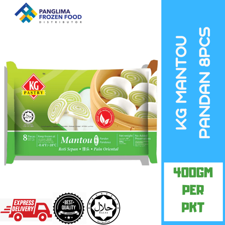 KG MANTOU PANDAN (8PCS) - [KLANG VALLEY ONLY] | Lazada