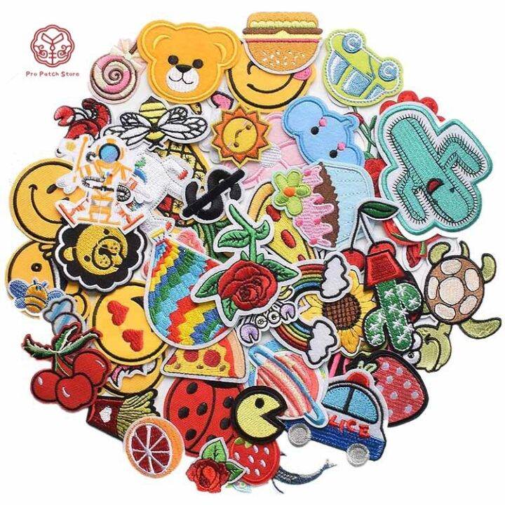 Ang Flowers DIY Embroidery Patches for Embroidery Stickers Patches for ...