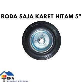 AK-Roda Trolley 5" inch Only Roda Pu Saja Karet Roli Troli Etalase ...