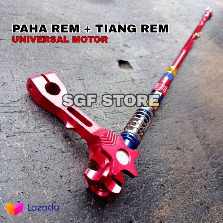 PAHA REM PLUS TIANG REM VARIASI UNIVERSAL UNTUK SEMUA MOTOR BEBEK DAN ...