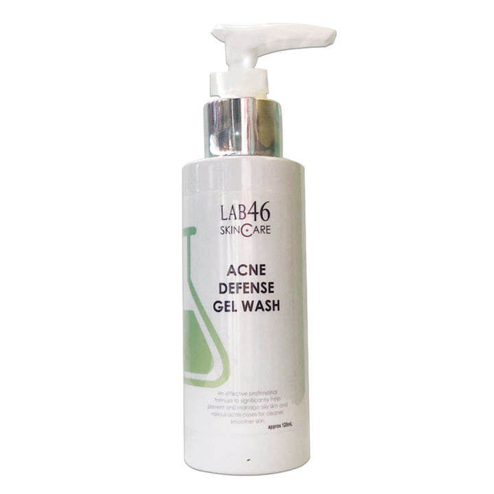 LAB 46 Skin Care Acne Defense Gel Wash 120ml manage oily skin and acne ...