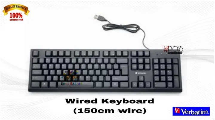 Verbatim Wired Keyboard (150 cm wire) | Lazada PH