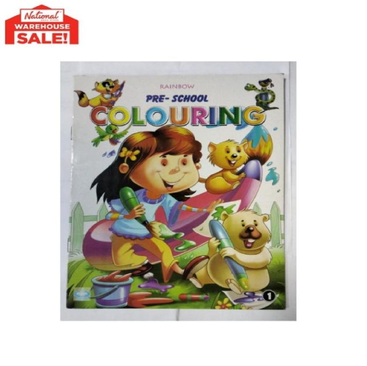 RAINBOW PRE-SCHOOL COLOURING BOOK (L1) | Lazada PH