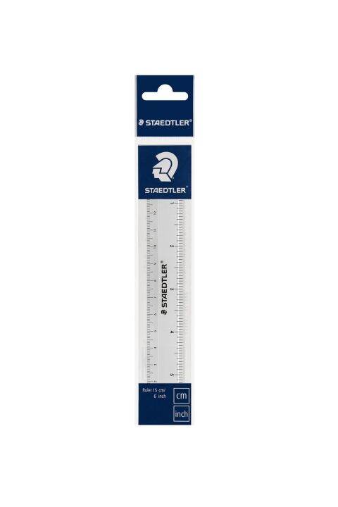 Staedtler Ruler ไม้บรรทัดพลาสติก สีใส ขนาด 15 และ 30 เซนติเมตร | Lazada ...