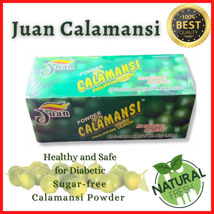 Juan Calamansi Powder Pure and Fresh Calamansi, No added sugar, lower ...