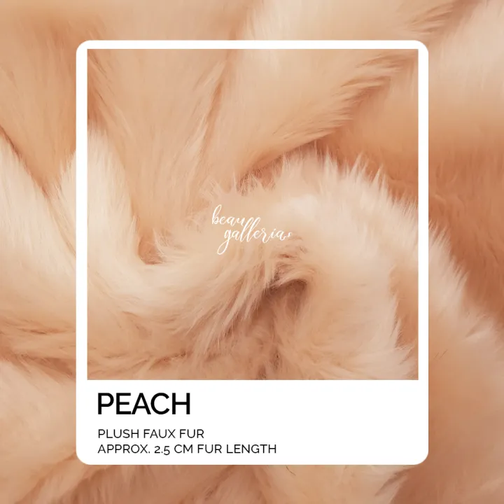 Plush Faux Fur Fabric Scarf, Shawl by Beau Galleria | Lazada PH