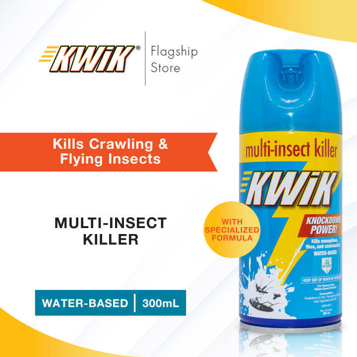 KWIK MULTI-INSECT KILLER (WATER-BASED) 300ML | Lazada PH