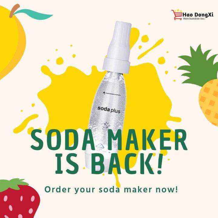 Sodaplus Soda Maker Softdrink Maker 1L | Lazada PH