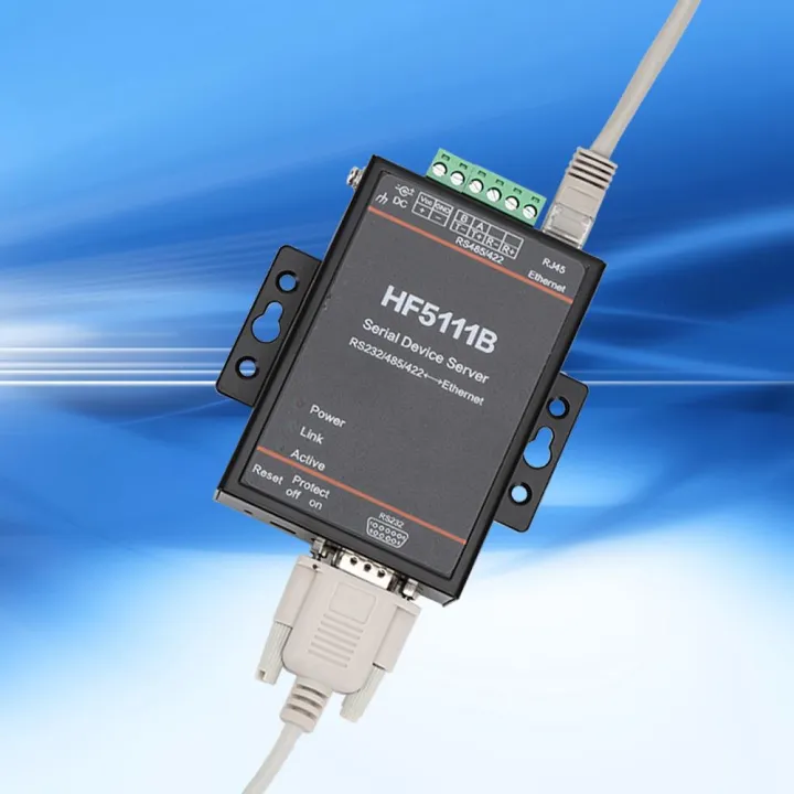 HF-5111B Serial HF-5111B Server 3-in-1 RJ45 RS232/RS485/RS422 to Ethernet Serial Server DTU ...